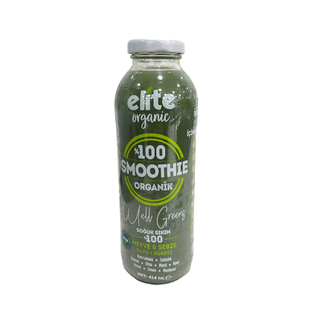 ELİTE SMOOTHIE ORQANİK SU 414 ML YAŞIL – Bazarstore