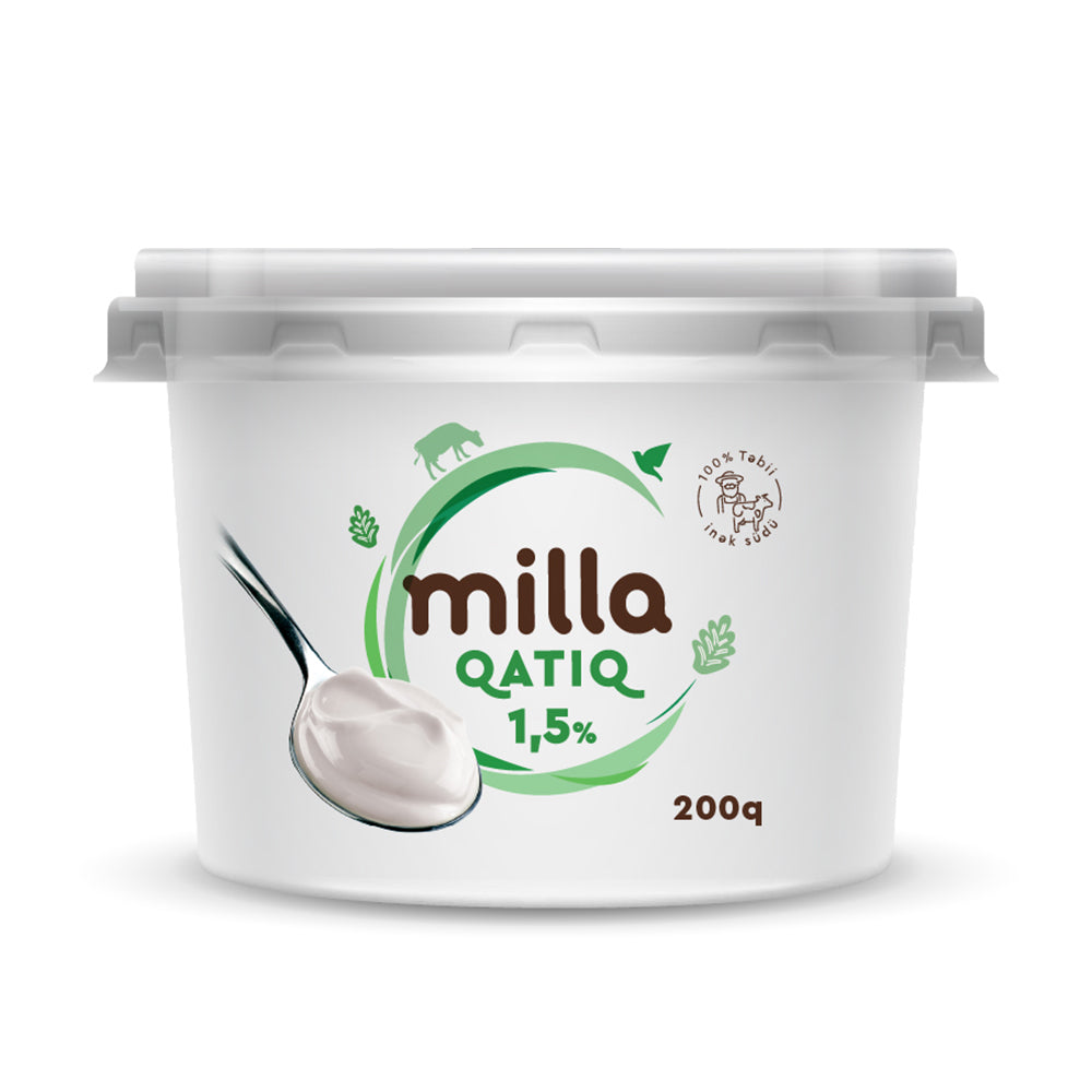 MİLLA QATIQ 200 ML 1.5% – Bazarstore