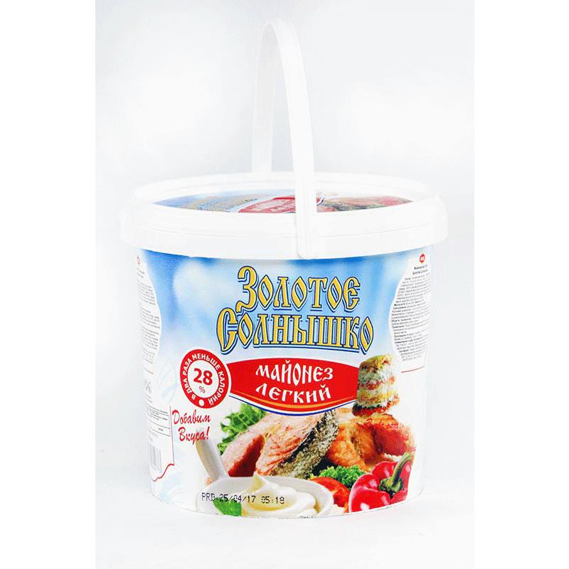 ZOLOTOE SOLNIŞKO MAYONEZ 900 ML 28% PLST – Bazarstore