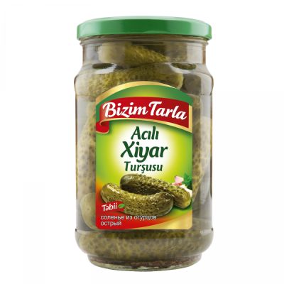 BİZİM TARLA XİYAR TURŞUSU 670 ML ACILI – Bazarstore
