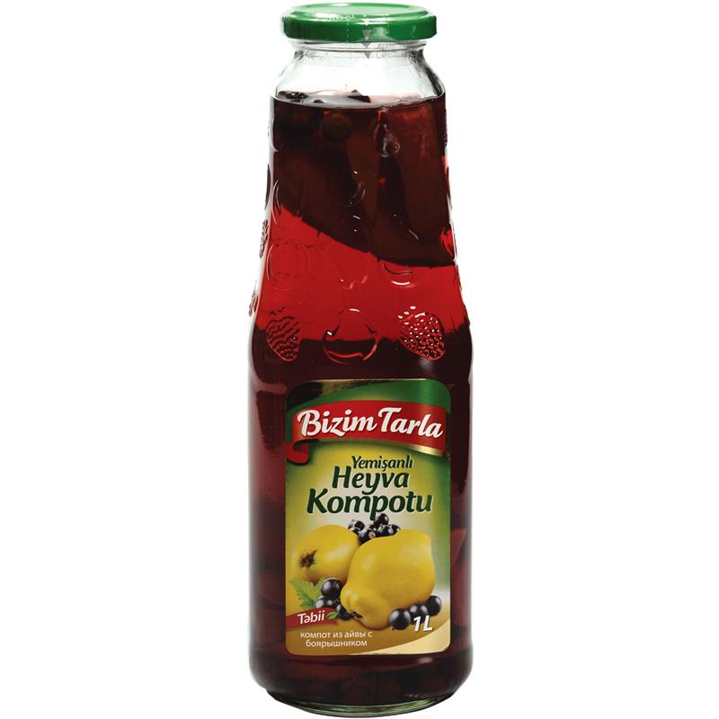 BIZIM TARLA KOMPOT 1 L YEMİŞAN HEYVA – Bazarstore