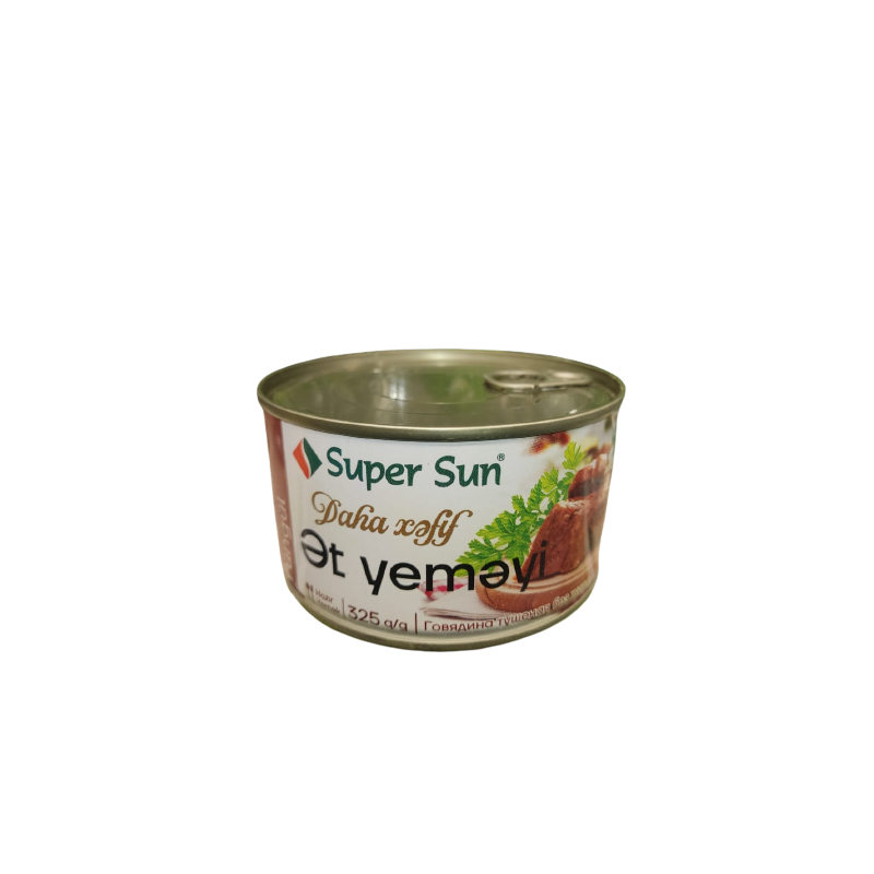 SUPER SUN KONSERVA ƏT YEMƏYİ 325 Q – Bazarstore