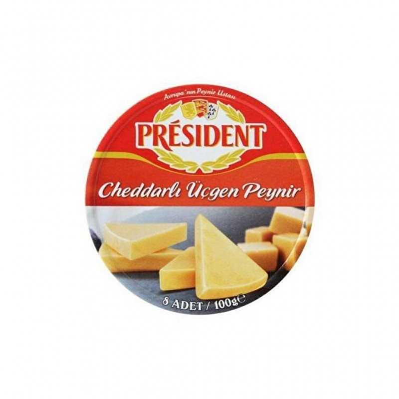 PRESIDENT CEDDAR PENDİR 100 Q ÜÇBUCAQ – Bazarstore