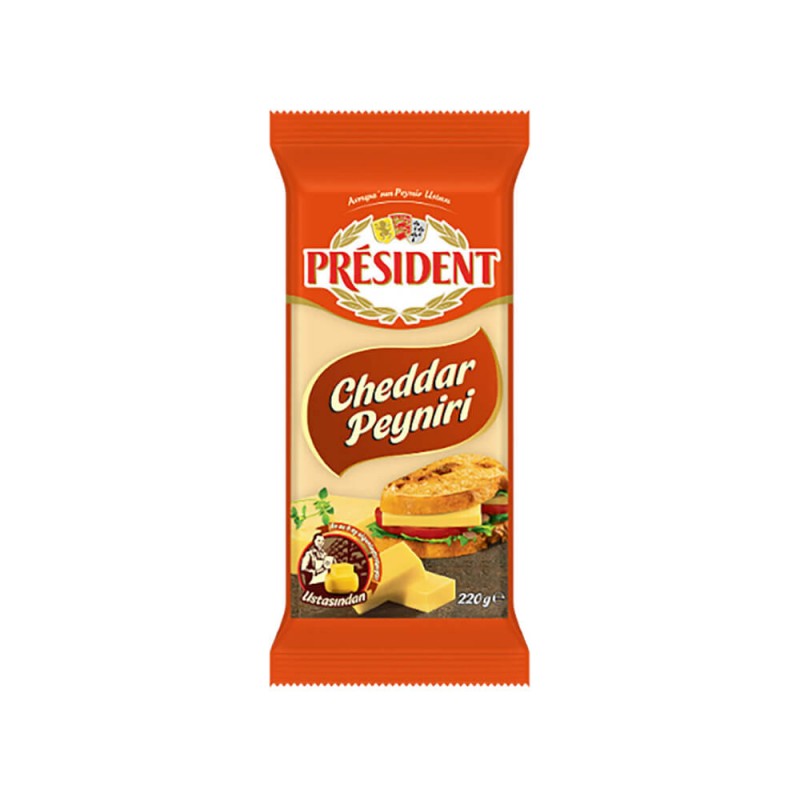 PRESIDENT CEDDAR PENDİR 220 Q – Bazarstore